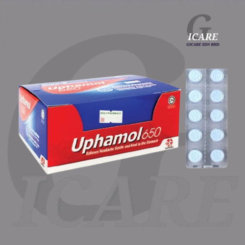 UPHAMOL 650MG TAB 18 STRIPS X 10'S EXP SEPT 2026 | Shopee Malaysia