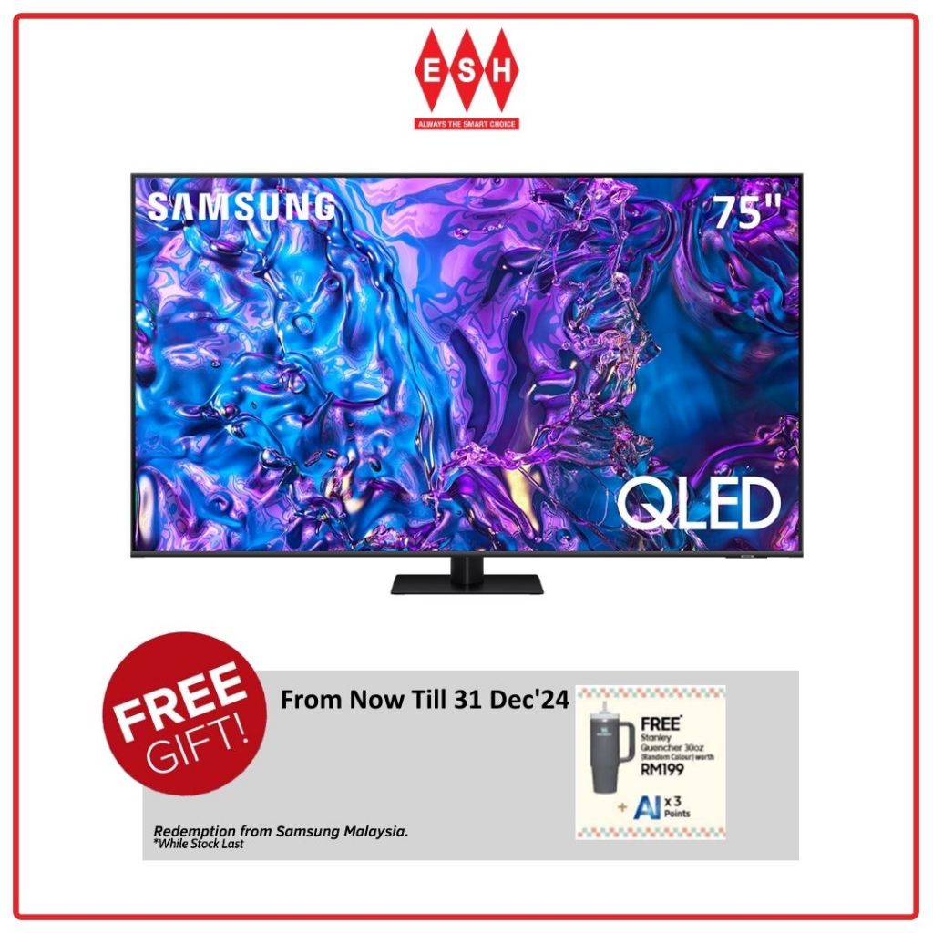 Samsung QA75Q70DAKXXM 75 Inch QLED Q70D 4K Smart TV (2024) | ESH ...