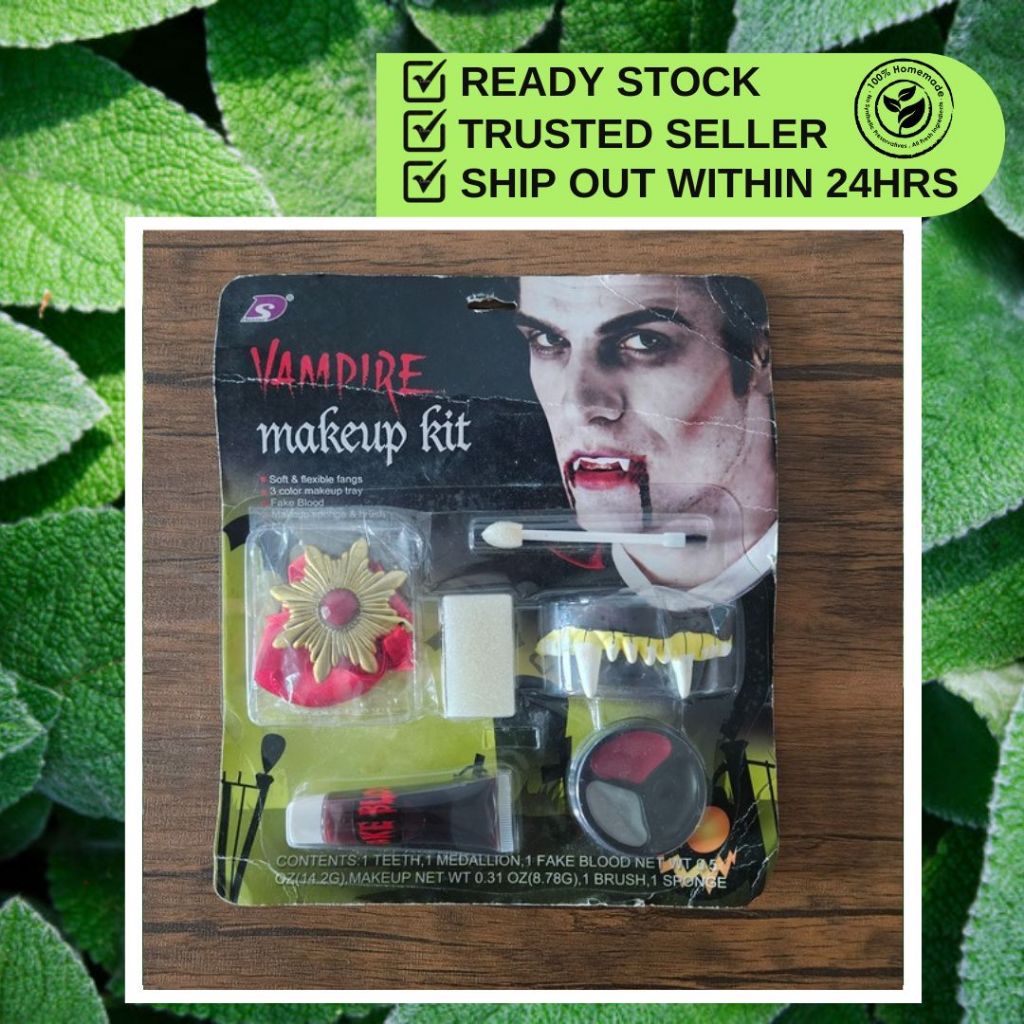 Limited Edition Full Set Halloween Dracula Vampire Makeup Set Blood ...
