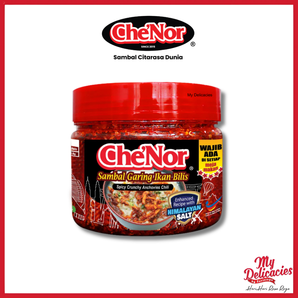 Che'Nor Sambal Garing Ikan Bilis (160gm) | Shopee Malaysia