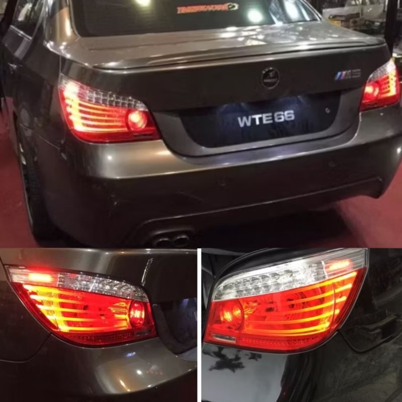 BMW E60 LCI taillamp for 2003-2007 e60 model lampu belakang plug n play ...
