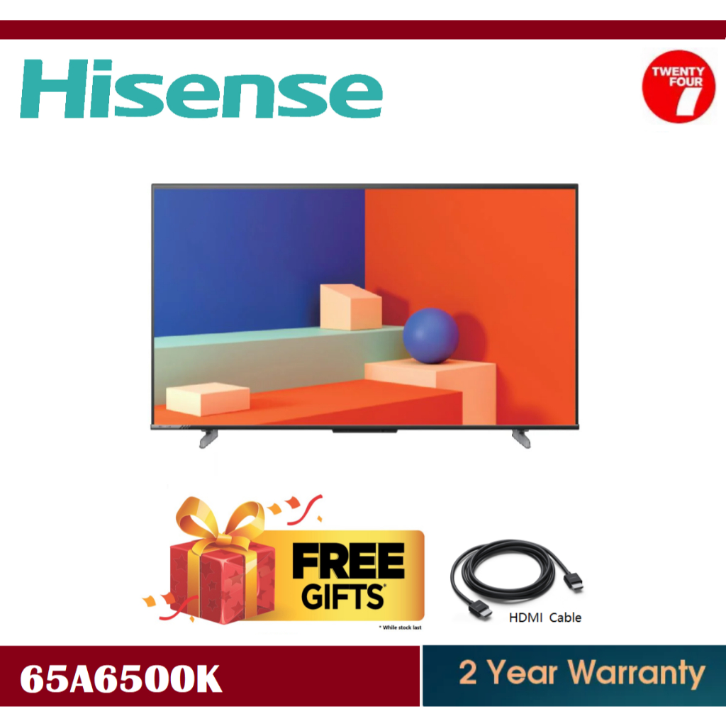 [ Delivered by Seller ] HISENSE 65" inch A6500K Series 4K Smart UHD TV ...