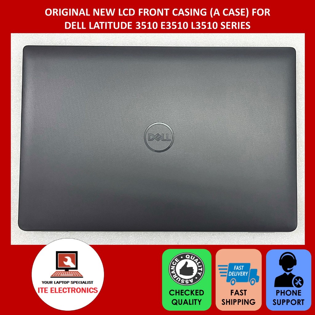 ORIGINAL NEW DELL LATITUDE 3510 E3510 L3510 SERIES LCD BACK COVER FRONT ...
