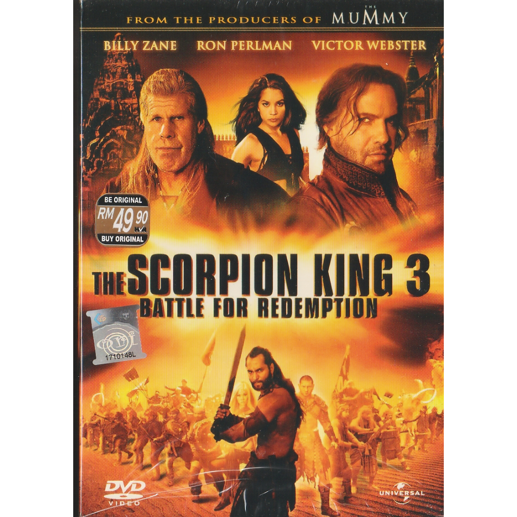DVD THE SCORPION KING 3 : BATTLE FOR REDEMPTION ( ORIGINAL DVD ...