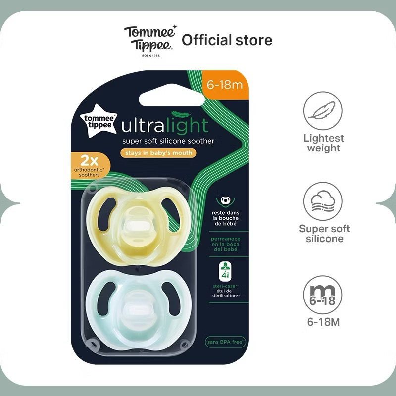 Tommee Tippee Night Time Soother 2 Pcs/Pack (Assorted) | Shopee Malaysia