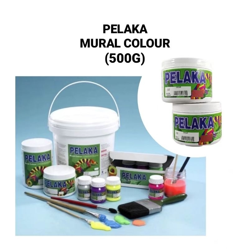(1BOTOL) PELAKA 500G Mural Colour | Poster Colour | Wall Painting X ...