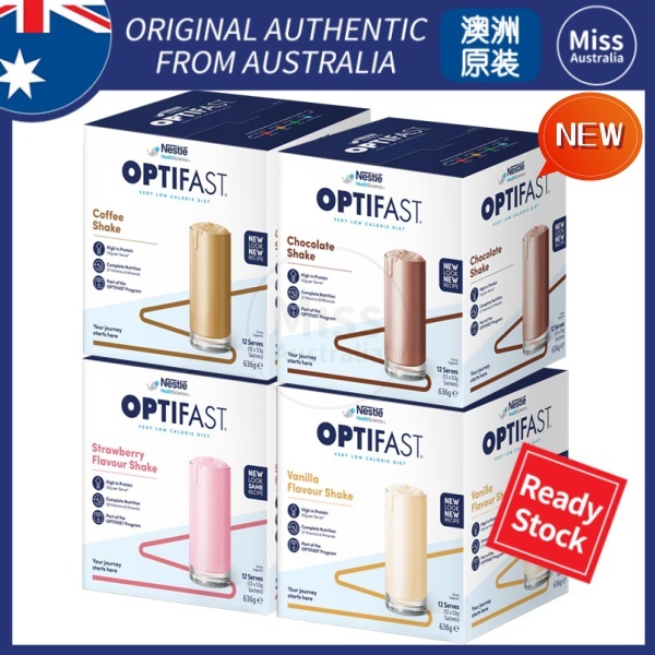 Nestle Optifast Milk Shake Mix Flavour（Chocolate/Coffee/Strawberry ...