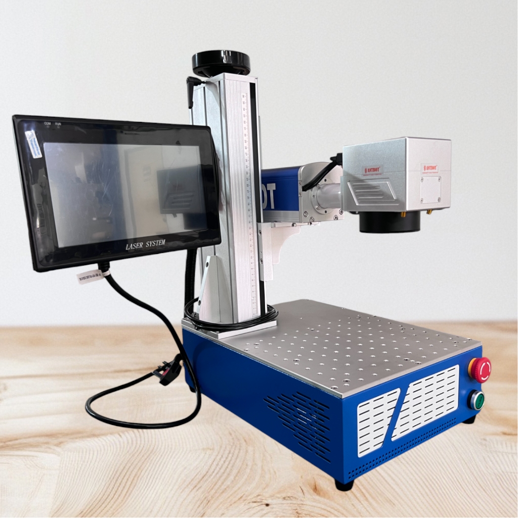 20W Fiber Laser Engraving Metal Marking Engraver Marker laser marking ...