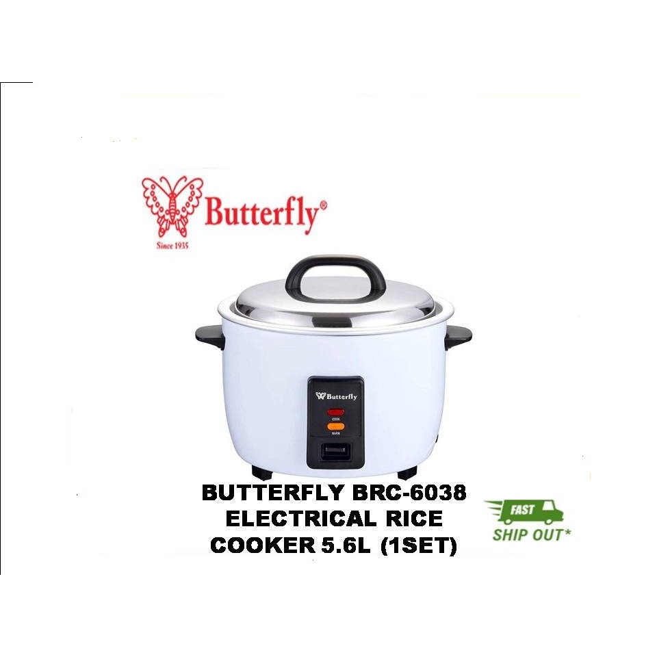 Butterfly Electric Rice Cooker BRC-6038 | Shopee Malaysia