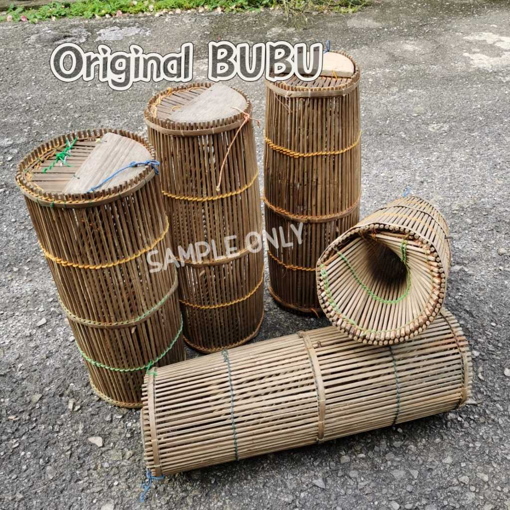 Original BUBU IKAN USED Buatan Buluh Kraftangan Vintage Collection Home ...