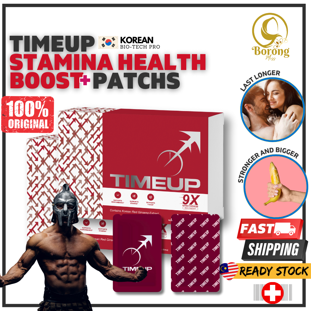🌟Ready Stock🌟 Timeup stamina health boost patch/strip for long lasting ...