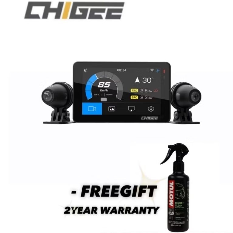 CHIGEE XR-2 DASHCAM MOTORCYCLE SMART RIDING SYSTEM | Shopee Malaysia