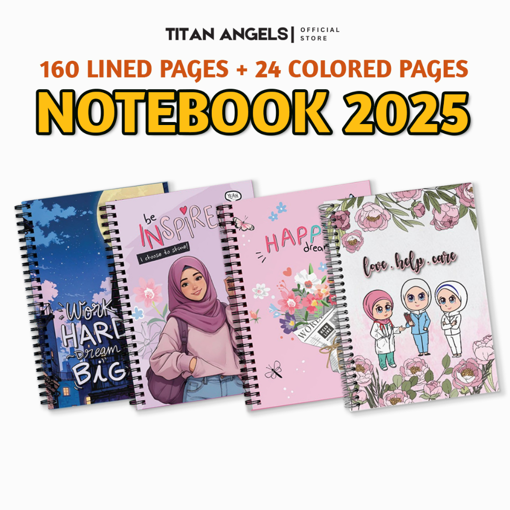 Buku Planner 2025 Monthly Planner Ana Notebook Bliss Edition Planner ...
