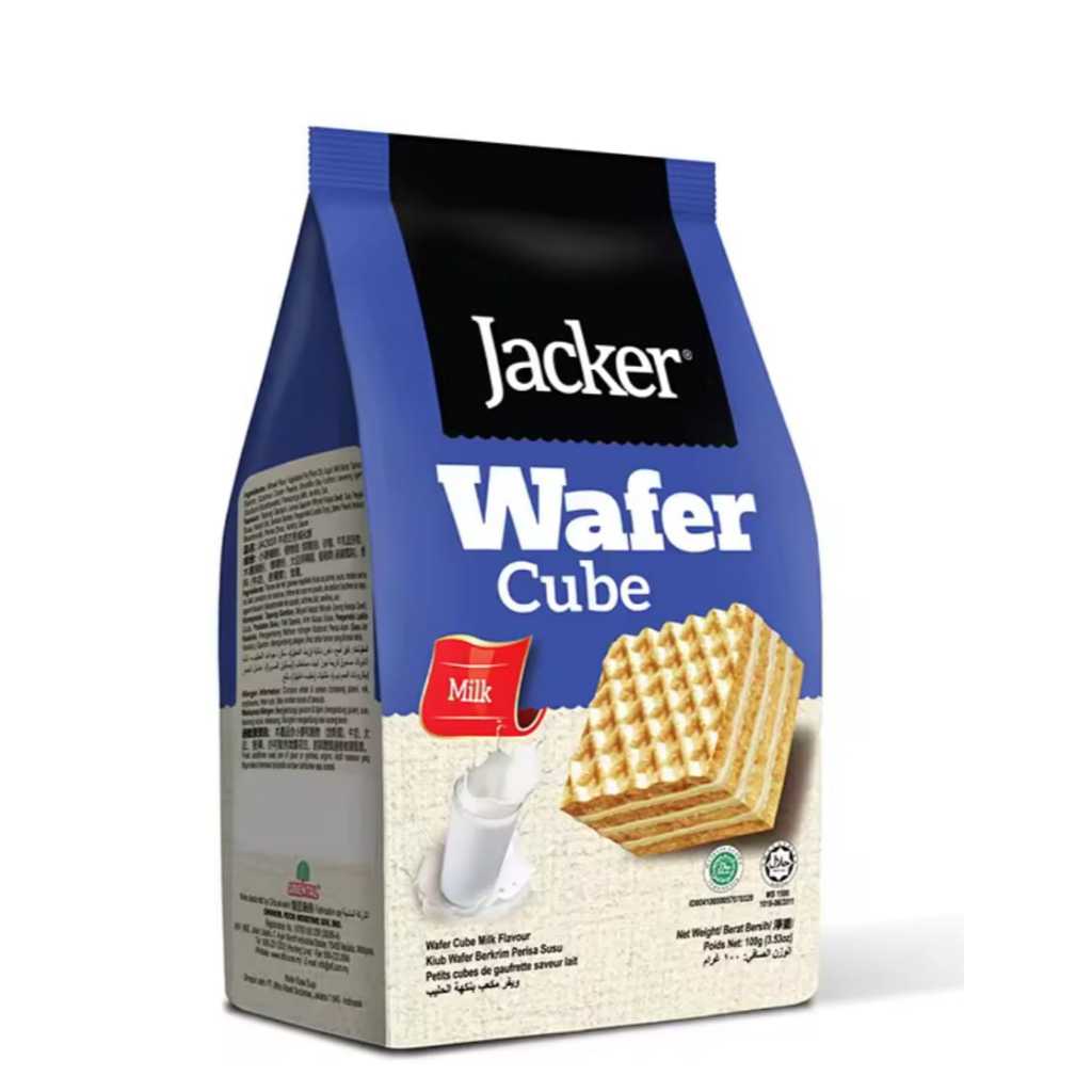 Jacker Wafer Cube Milk 100g | Shopee Malaysia