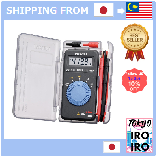 HIOKI ELECTRIC 3244-60 ( Tester Digital Multi Meter DMM ) Card Hi ...