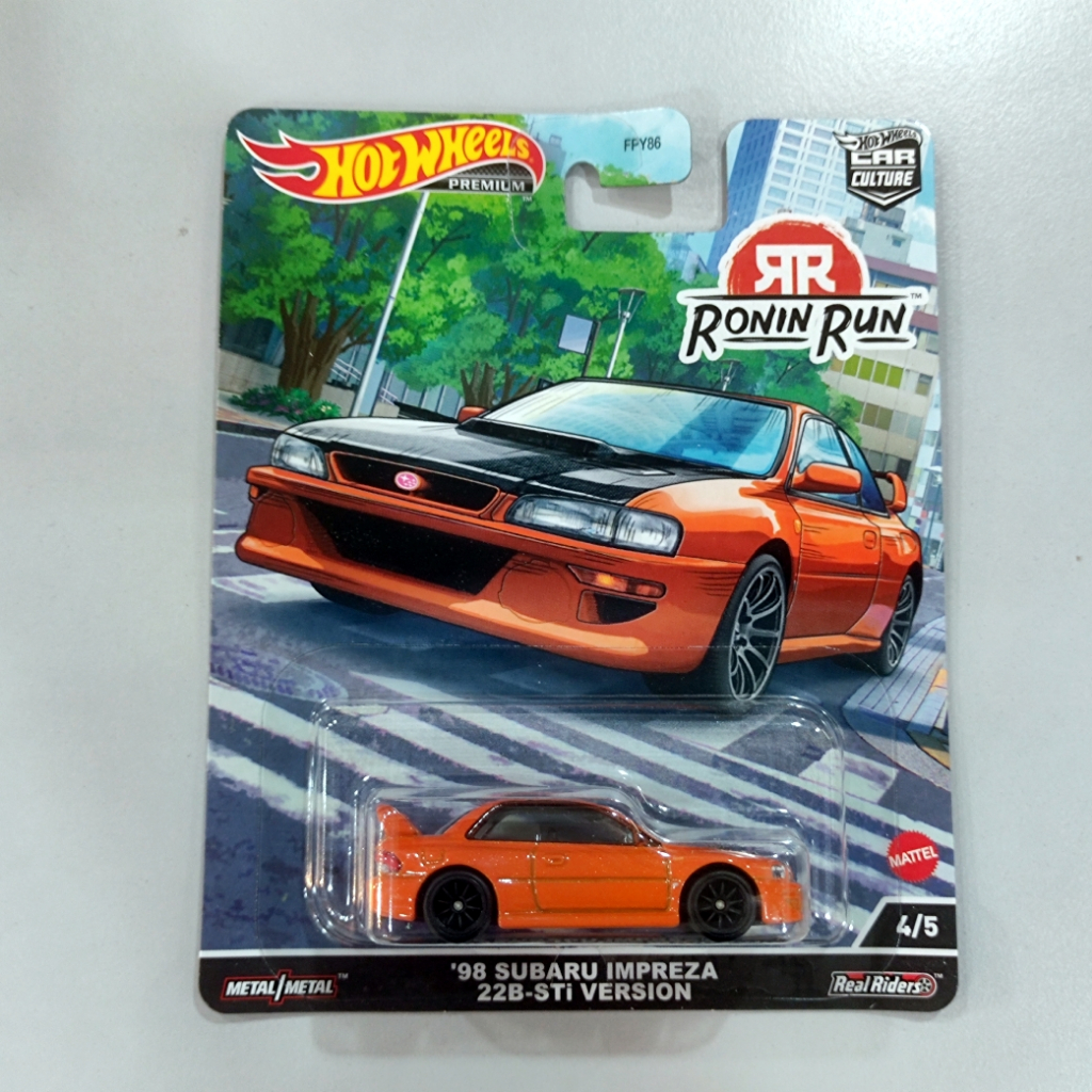 Hot Wheels Car Culture Ronin Run #4 '98 Subaru Impreza 22B-STi Version ...