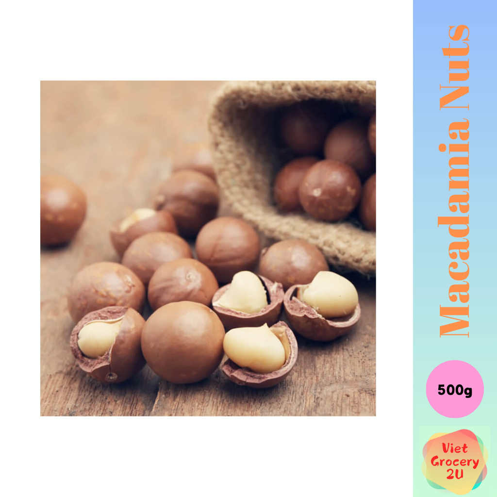 Ready To Eat Macadamia Nuts With And Without Shell / Hạt Mắc Ca Nứt Vỏ ...