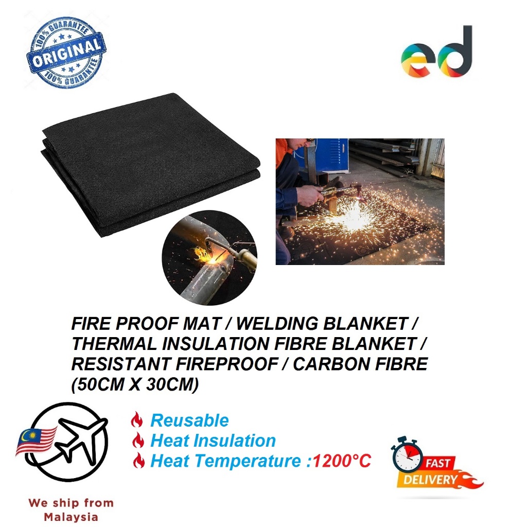 FIRE PROOF MAT / WELDING BLANKET / THERMAL INSULATION FIBRE BLANKET ...