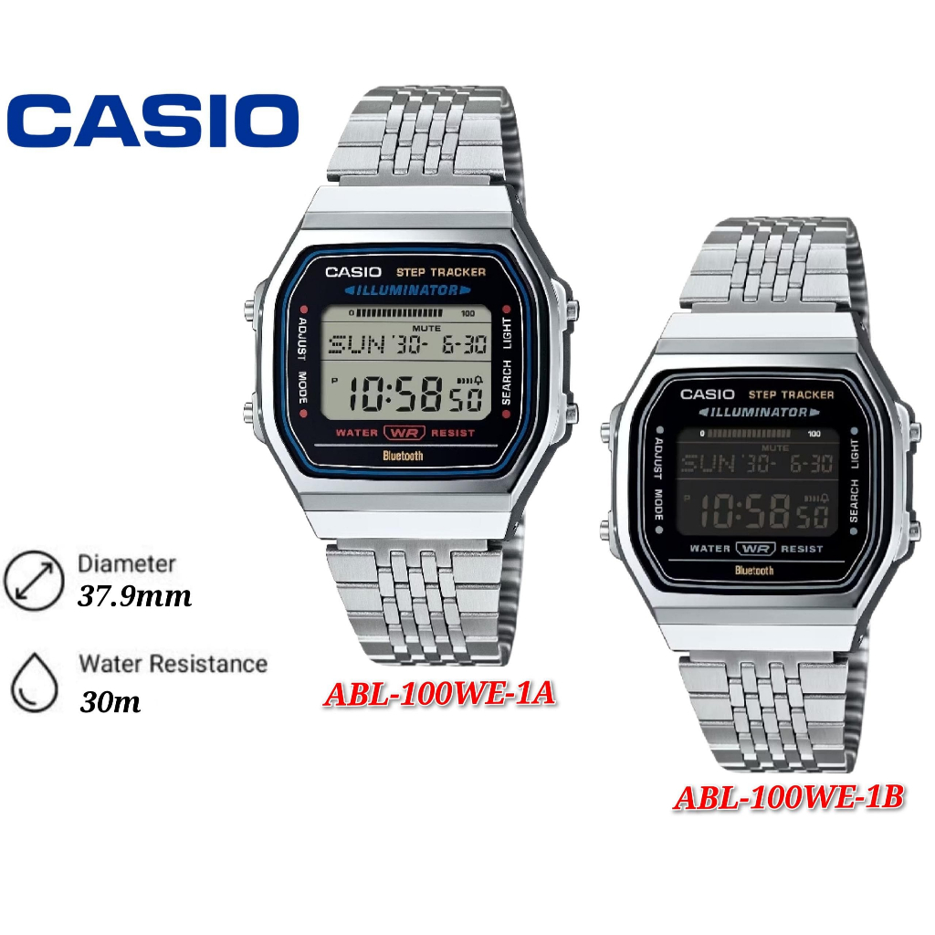 Casio Standard Men's Stainless Steel Wrist Watch Model ABL-100WE ...