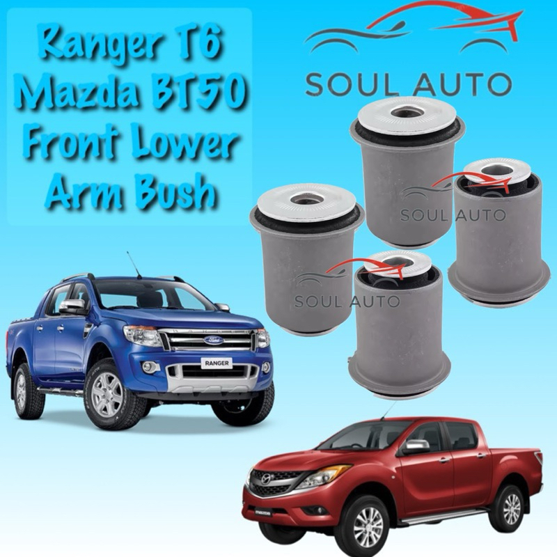Heavy Duty Ford Ranger T6 T7 Mazda BT50 Front Lower Arm Bush | Shopee ...