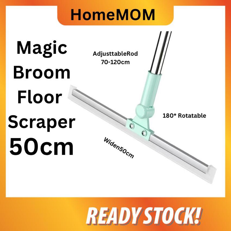 Silicone Magic Broom 50CM Wiper Broom Sweep Floor Scraper Magic ...