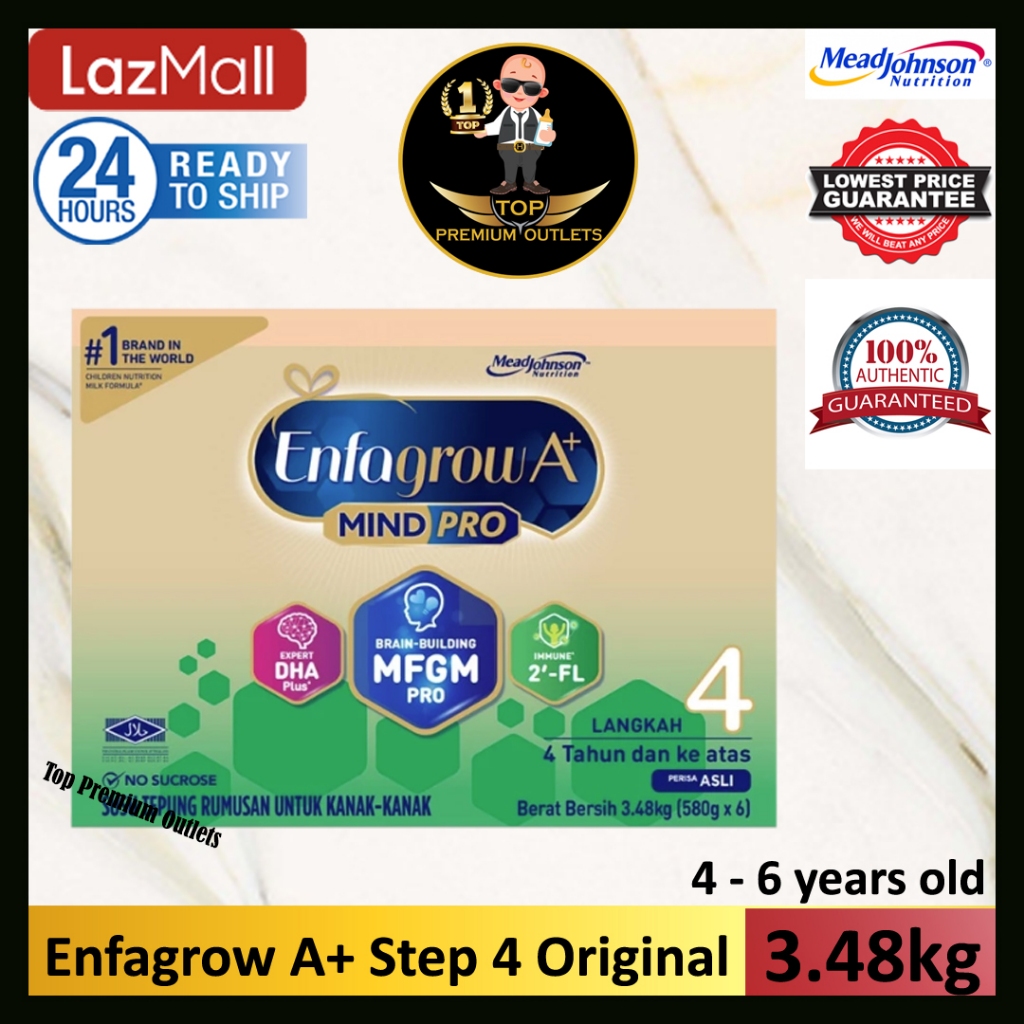 Enfagrow A+ Step 4 (Original/Vanilla) (3.48kg) Exp: 09/2026 (Asli ...