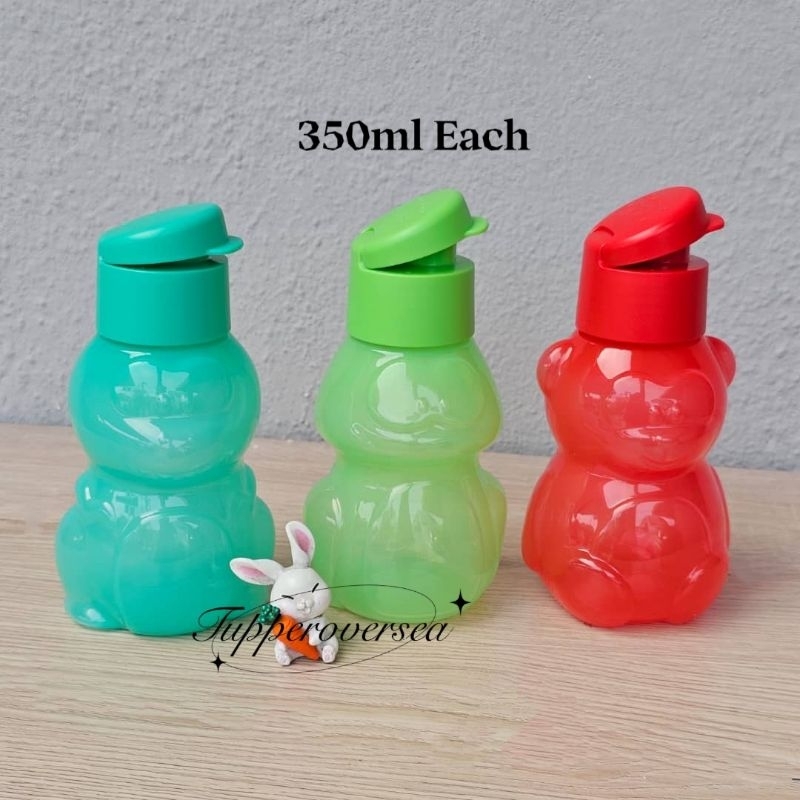 Tupperware Kids Eco Bottle Frog / Dino / Bear (1) 350ml Limited Edition ...