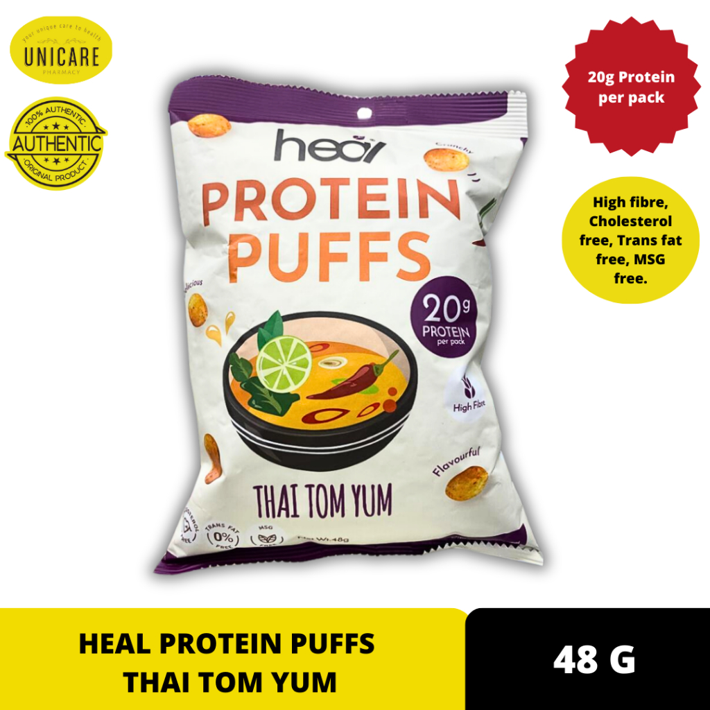 HEAL PROTEIN PUFFS THAI TOM YUM 48G | Shopee Malaysia