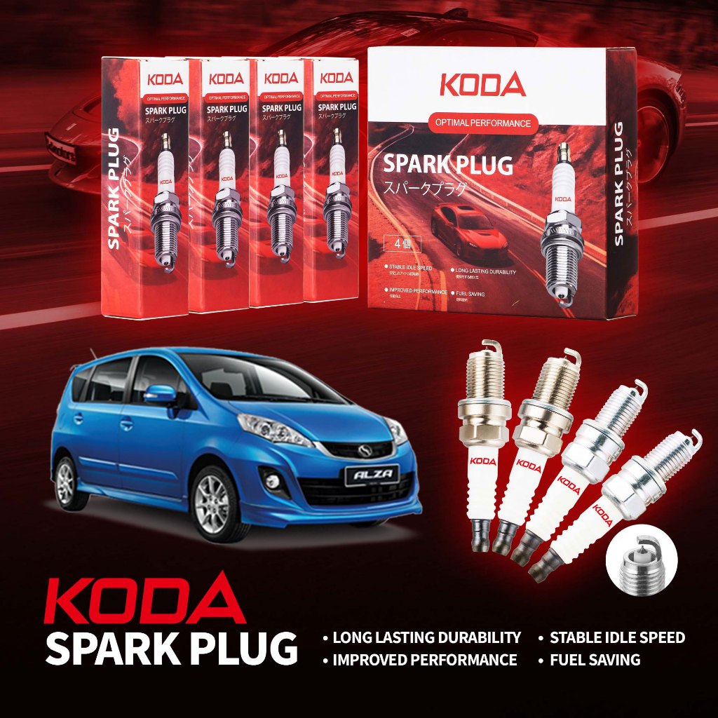 KODA Iridium Spark Plug Perodua Alza M500 1.5 3SZ-VE 2009-2021 DCPR7EIX ...