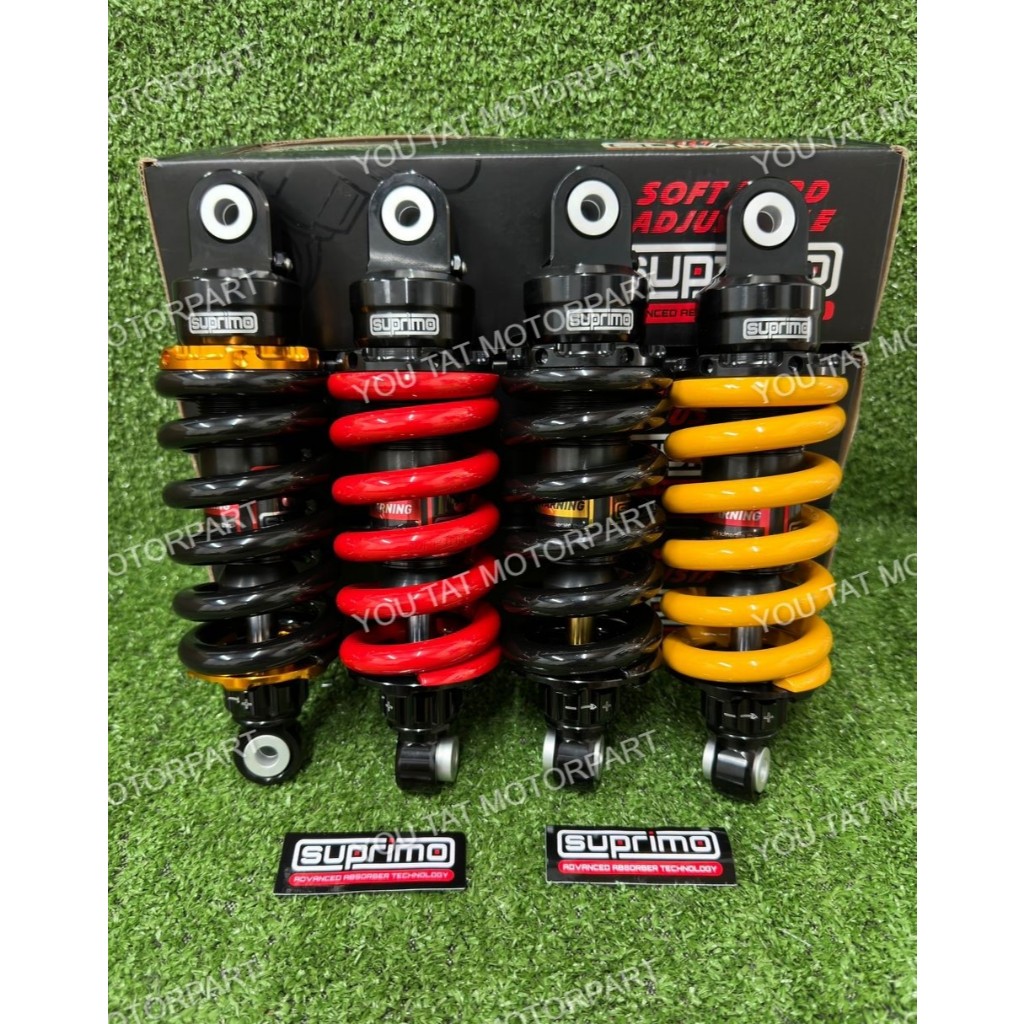 SUPRIMO LC135 V1-V8 Y15ZR Y16ZR RS150 RSX RACING ADJUSTABLE MONOSHOCK V3 NEW VERSION TEBAL ...
