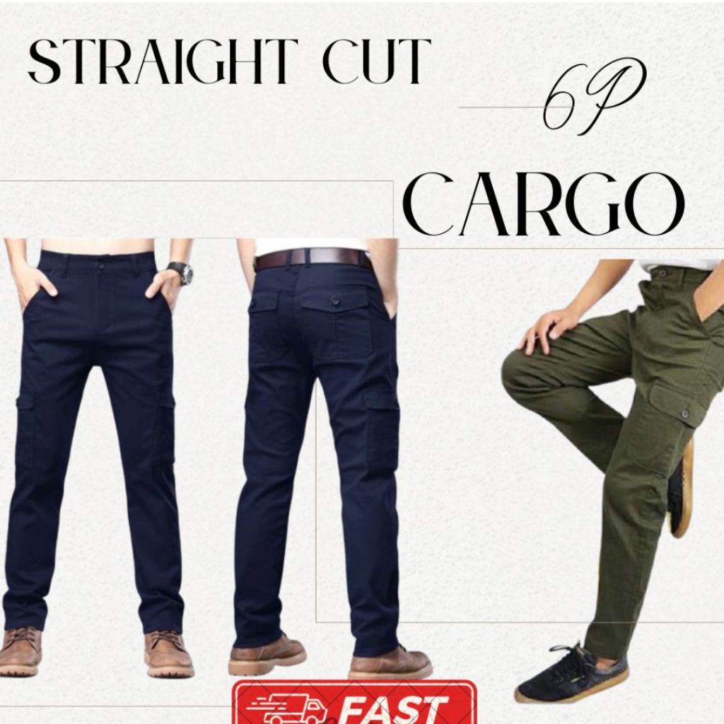 🔥🔥💥NEW ARRIVAL 💥CARGO 6 POCKET MENS SLIM FIT UNISEX SLACK PANT VIRAL🔥🔥🔥 ...