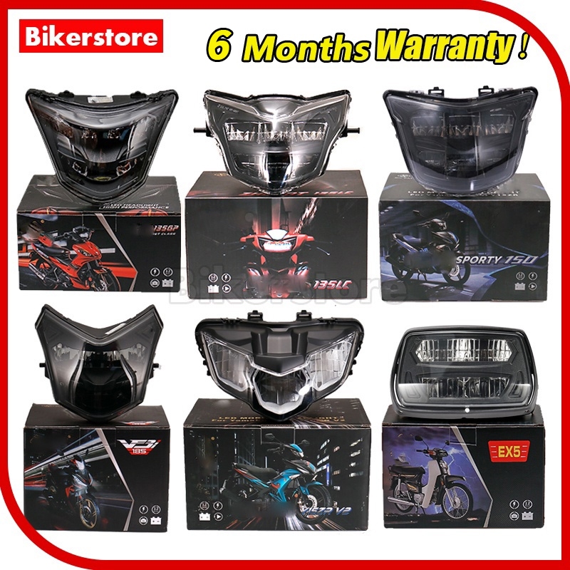 LC135 V1 V2 V3 V4 V5 V6 V7 V8 EX5 Y15ZR V1 V2 SRL115 FI SYM VF3I 185 LED HEAD LAMP HPMP (USE DC ...