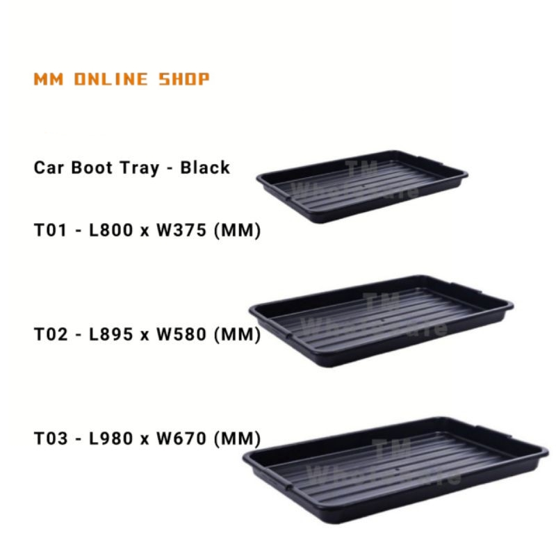 Multipurpose Tray Plastic / Car Boot Tray / Pasar Malam Use Tray ...