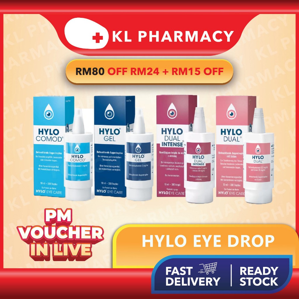 HYLO-COMOD/ HYLO-GEL/ HYLO-DUAL INTENSE/ DUAL LUBRICATING EYE DROPS ...