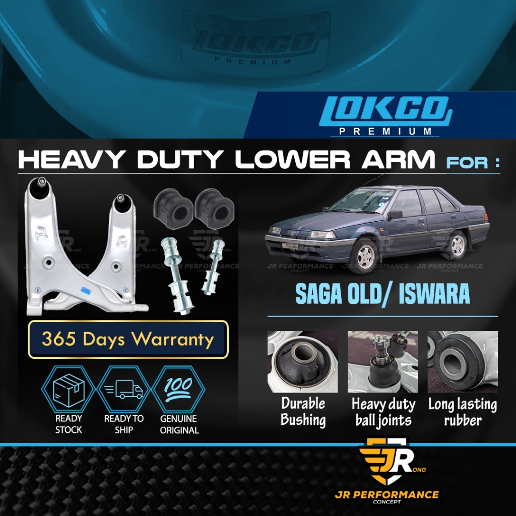Lokco Lower Arm / Stabilizer Link / Stabilizer Bush Lokco Saga Lower ...