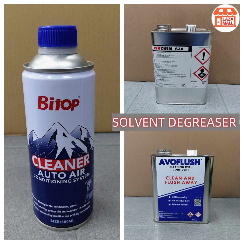 SOLVENT DEGREASER CLEANER FOR AIRCOND PIPES MACHINE TOOLS AIR ...