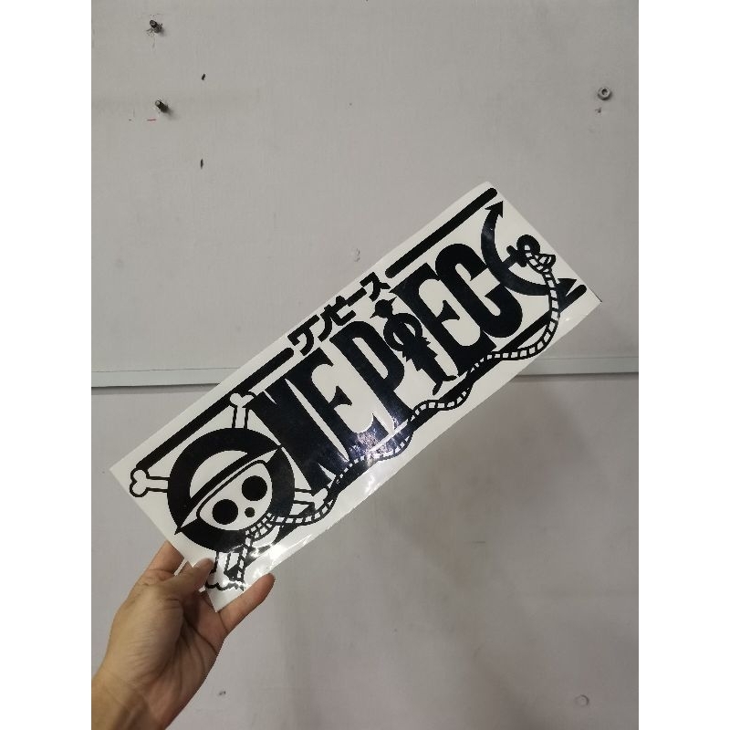 Onepiece logo pre-cut sticker decal | Shopee Malaysia