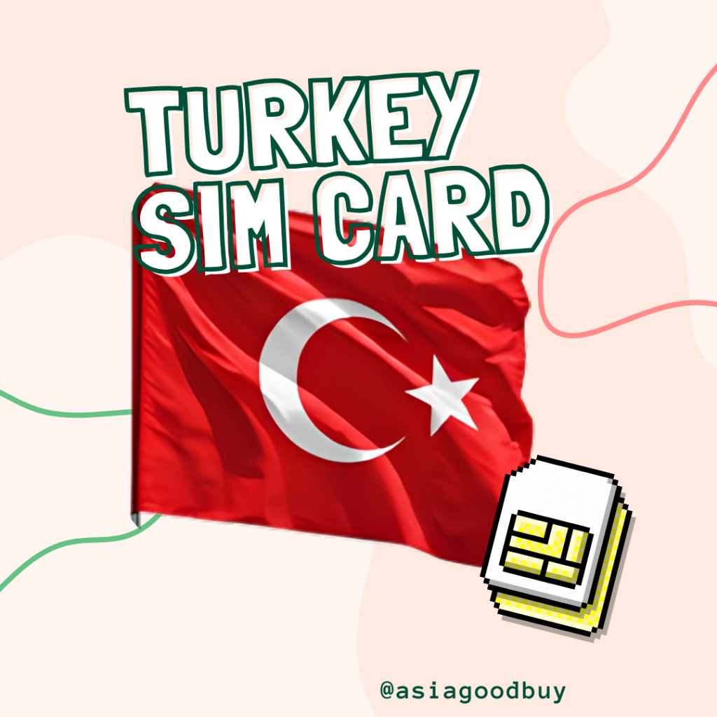 【Turkey ( Türkiye)】Unlimited Data 4G Sim Card 【3-30days】Travel Data Sim ...