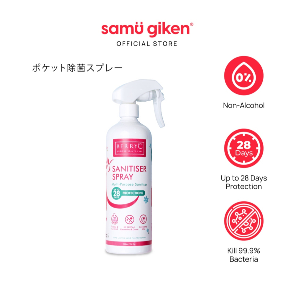 BerryC Semburan Pembasmi Kuman | Sanitiser Spray (500ML) HC-SS500 | Shopee Malaysia