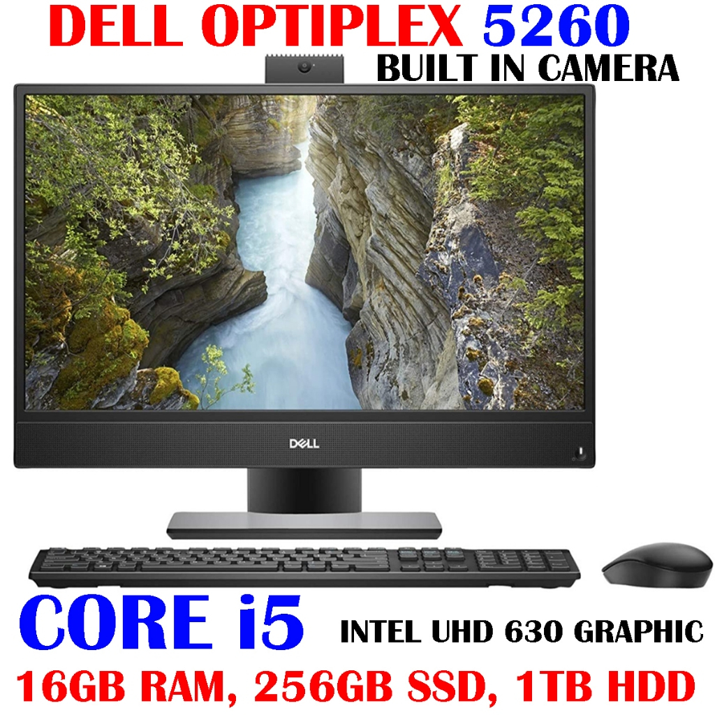 Refurbish Computer Full Set All in One PC Dell OptiPlex 5260 AIO, Best ...