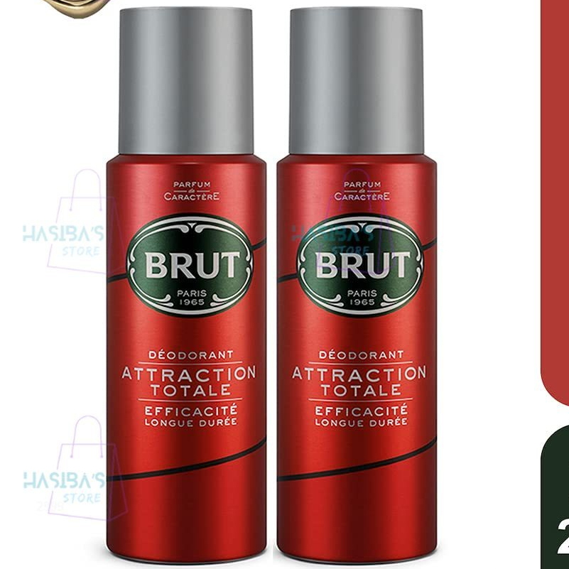 [Italy] Brut ATTRACTION TOTAL All Day-Long Body-Spray 200ML Perfum de ...