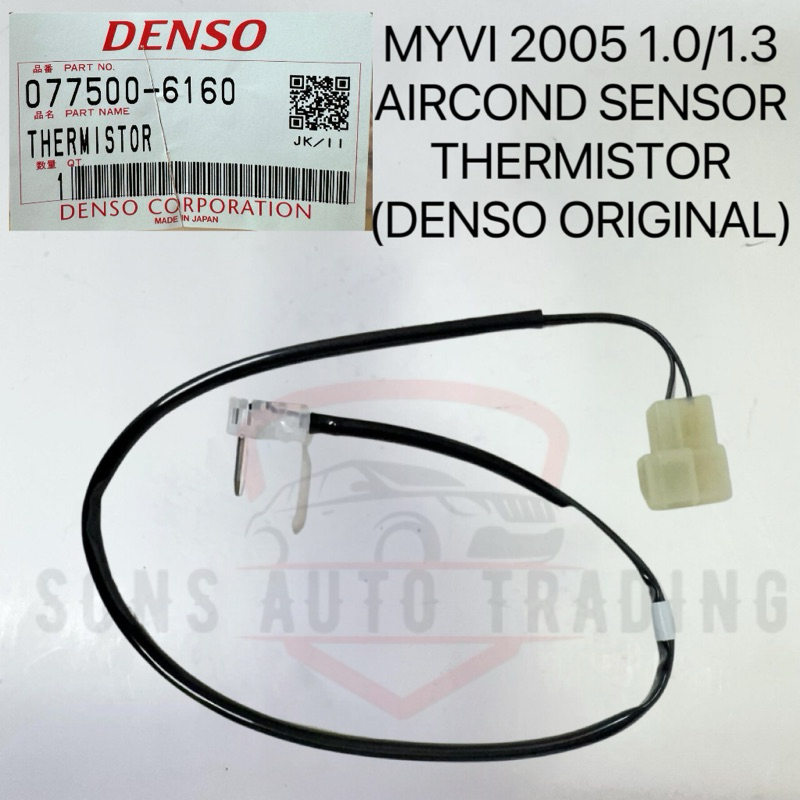MYVI 2005-2010 1.0/1.3 AIRCOND SENSOR/THERMISTOR-077500-6160 (DENSO ...