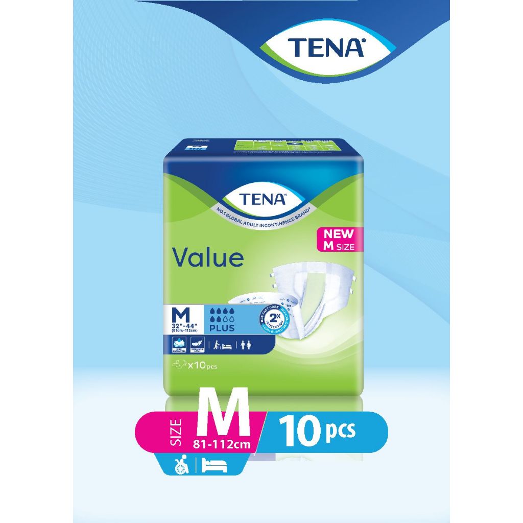 Tena Value Adult Diaper M (10'S)/L (8'S) | Shopee Malaysia