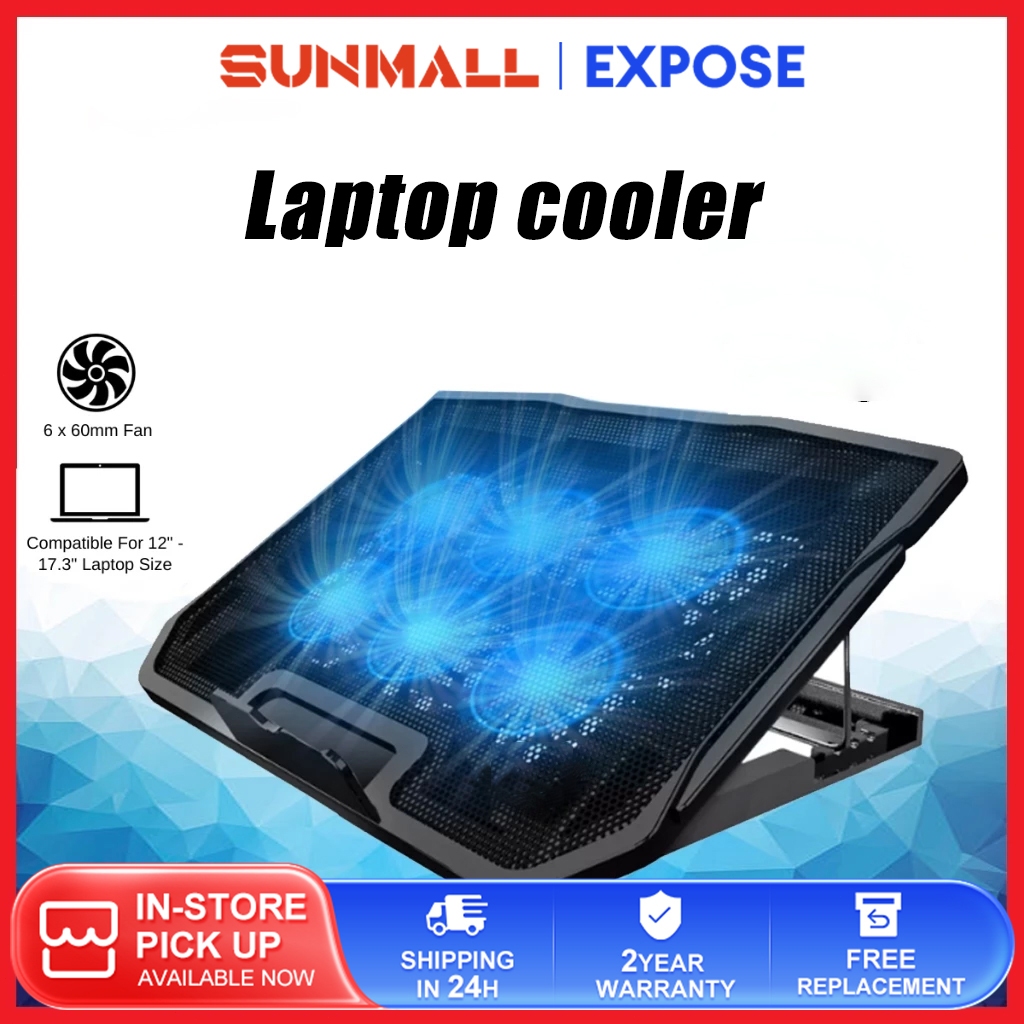 Laptop Cooler Cooling pad Laptop Radiator Multi Height Adjustable For ...