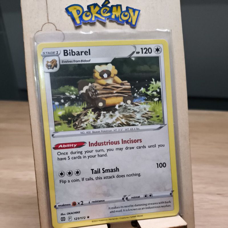 [ORI] Kad Bibarel F 121/172 Pokemon Brilliant Stars PTCG Card | Shopee Malaysia