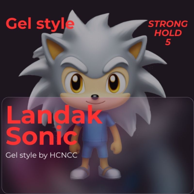 Landak sonic Gel style 500 mL, Landak sonic Gel wax 350 mL, Landak gel ...