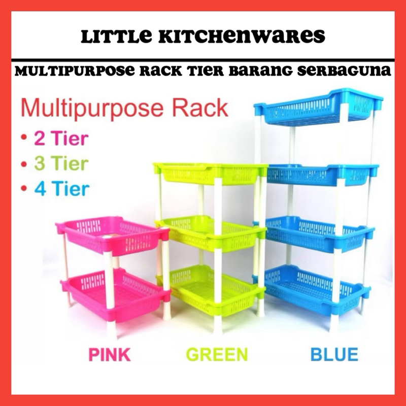 Multipurpose Rack (2/3/4 Tier) / Rak Barang Serbaguna / Small Rack ...