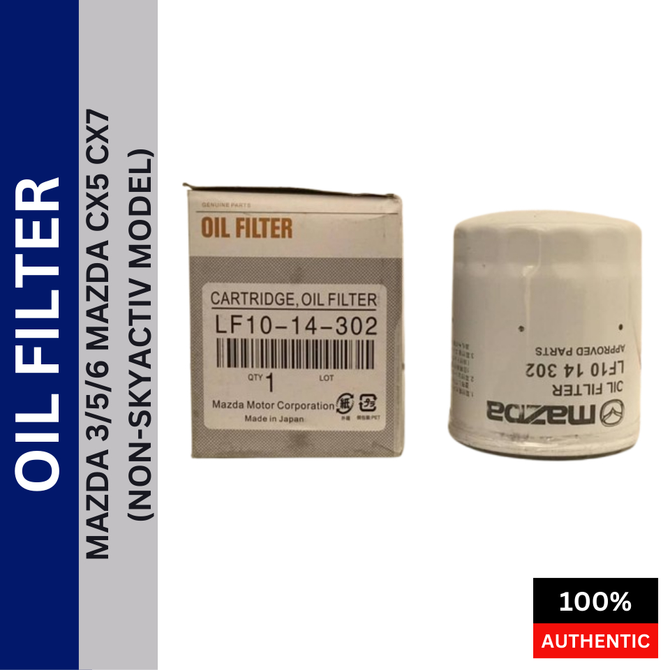 100% GENUINE MAZDA OIL FILTER MAZDA 3/5/6 MAZDA CX5 CX7 (NON-SKYACTIV ...