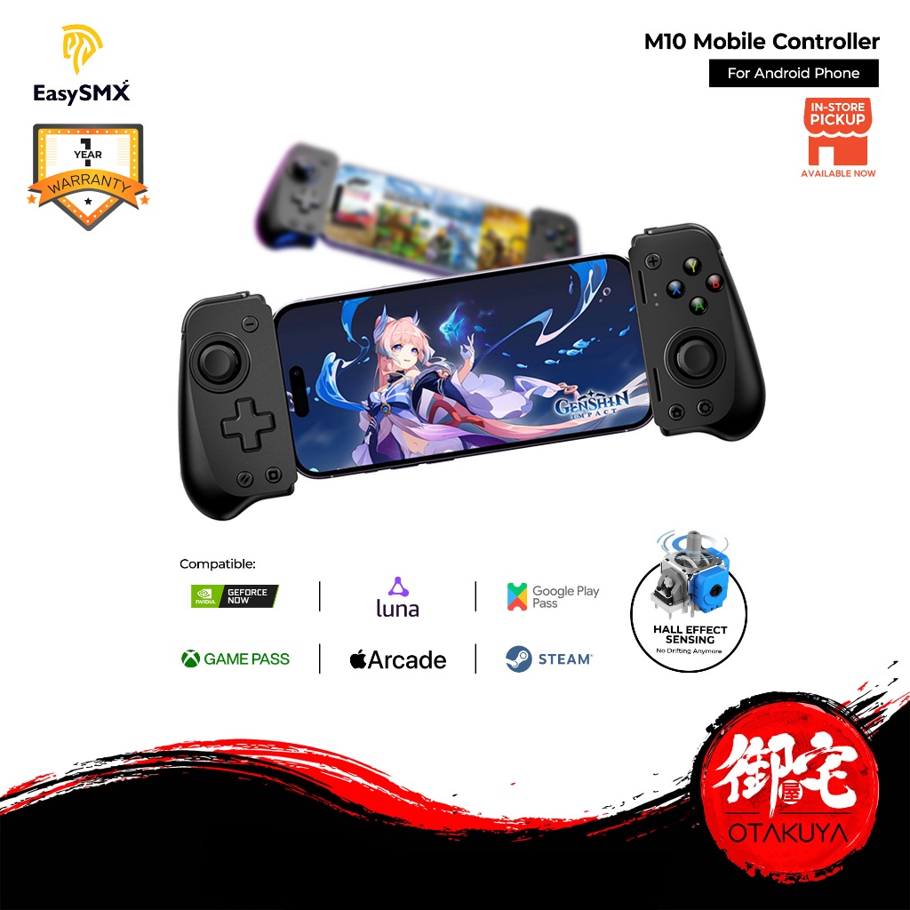 EasySMX M10 Mobile Controller With Hall Effect Joystick Triggers For Android | Shopee Malaysia