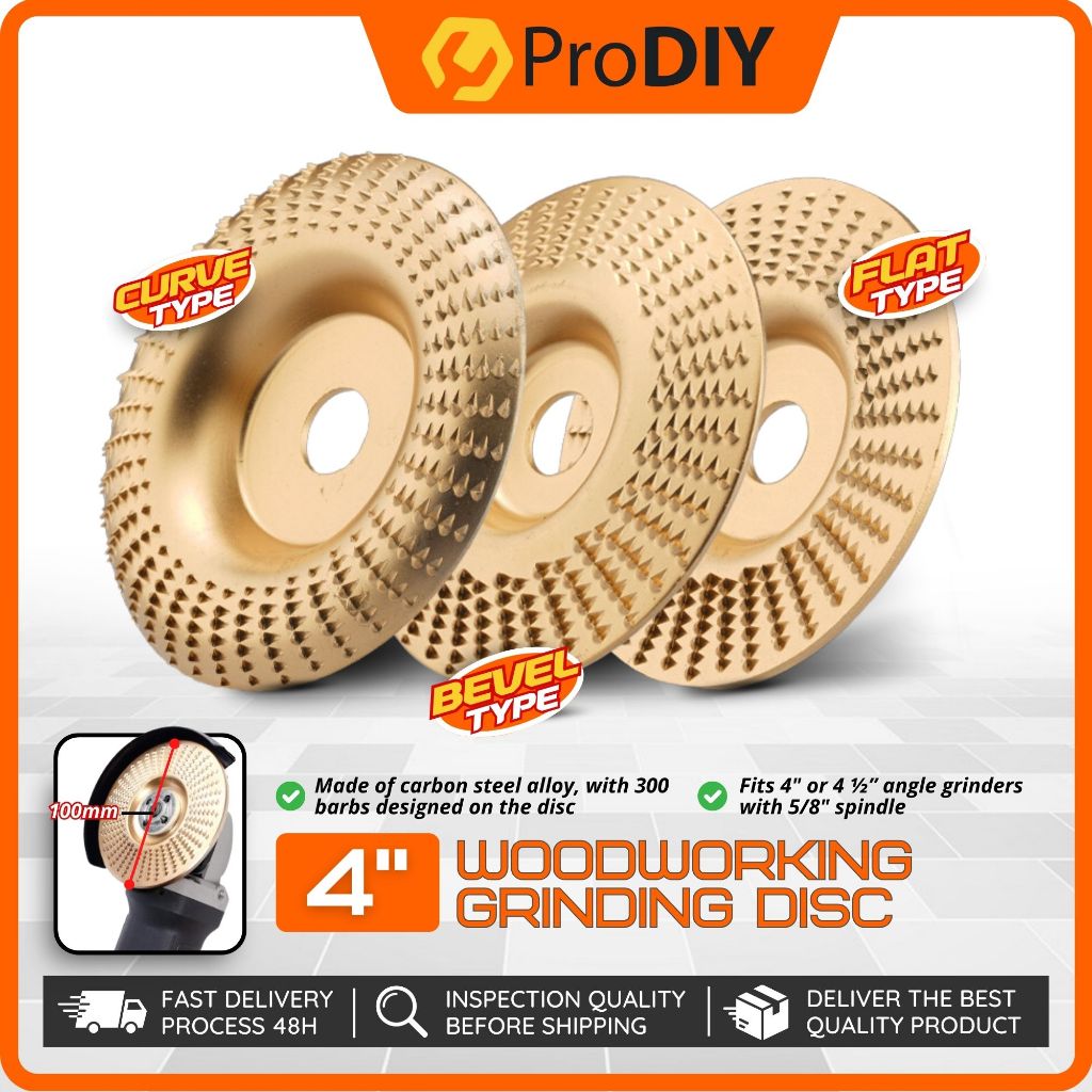 100mm 1PCS 4 inch Wood Carving Disc Woodworking Grinding Discs Wheel ...